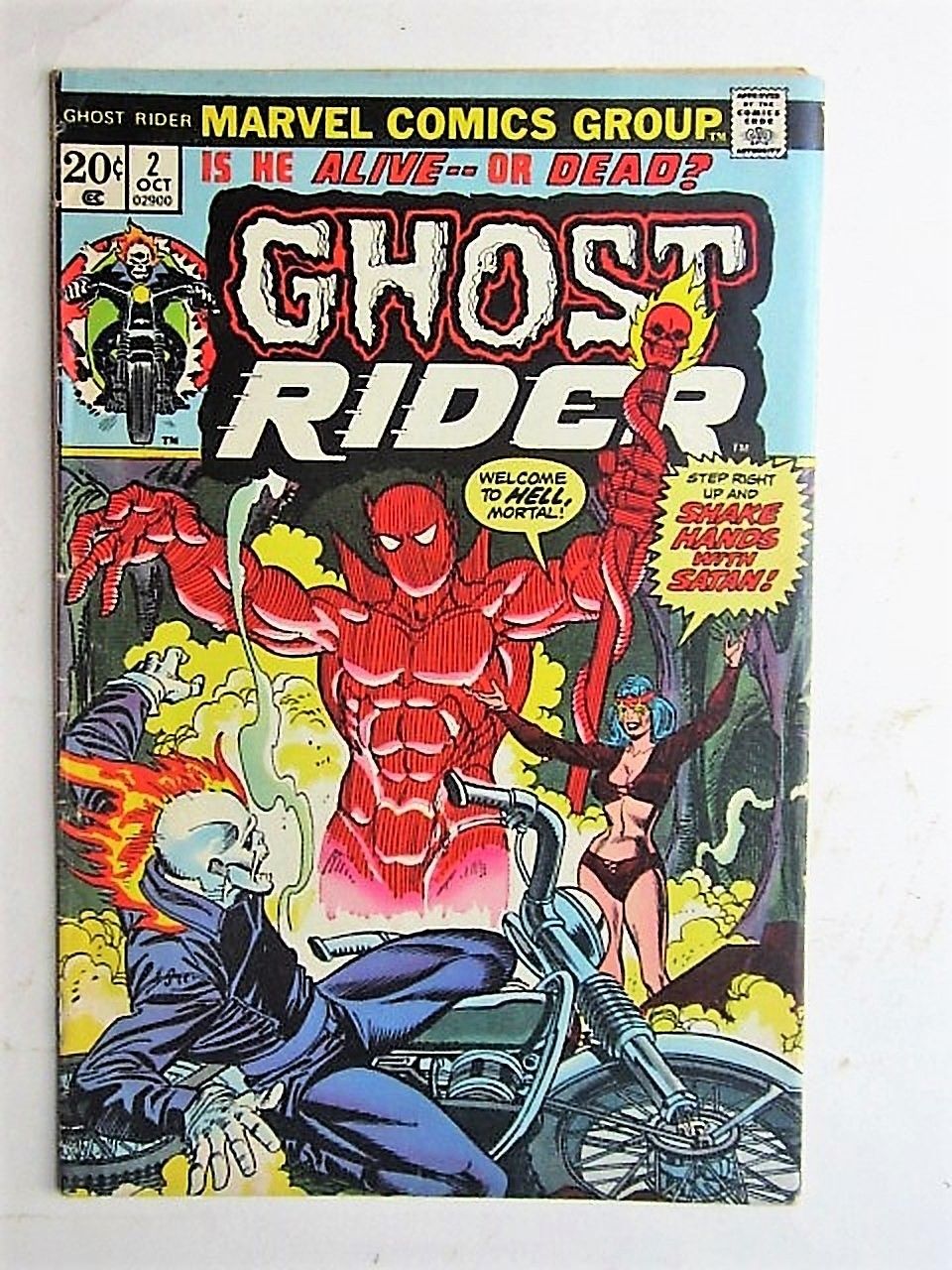 comicsvalue.com - 1973 MARVEL GHOST RIDER NUMBER 2 COMIC - auction details comicsvalue.com - 1973 MARVEL GHOST RIDER NUMBER 2 COMIC - auction details